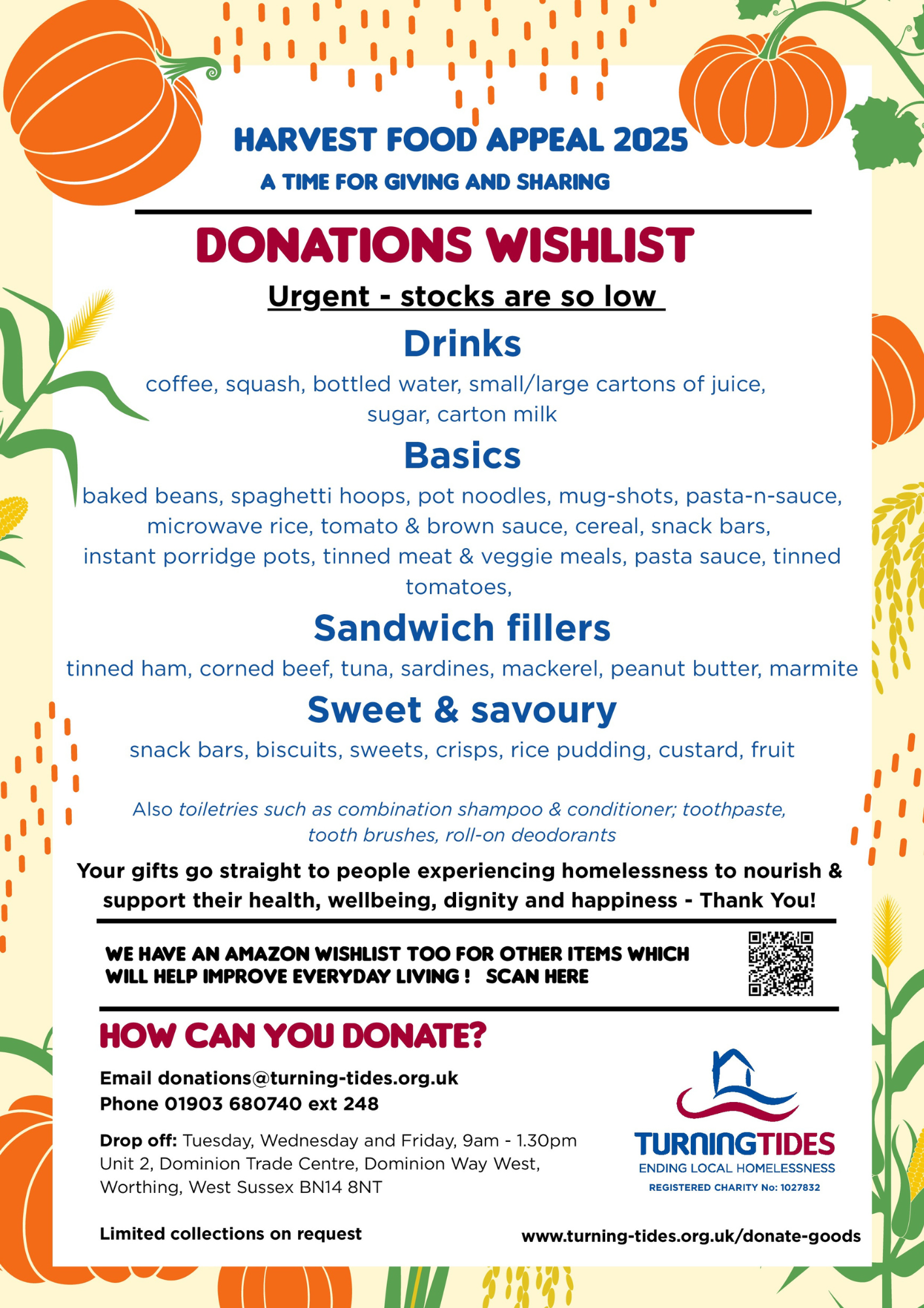 Harvest Food Appeal 2025
